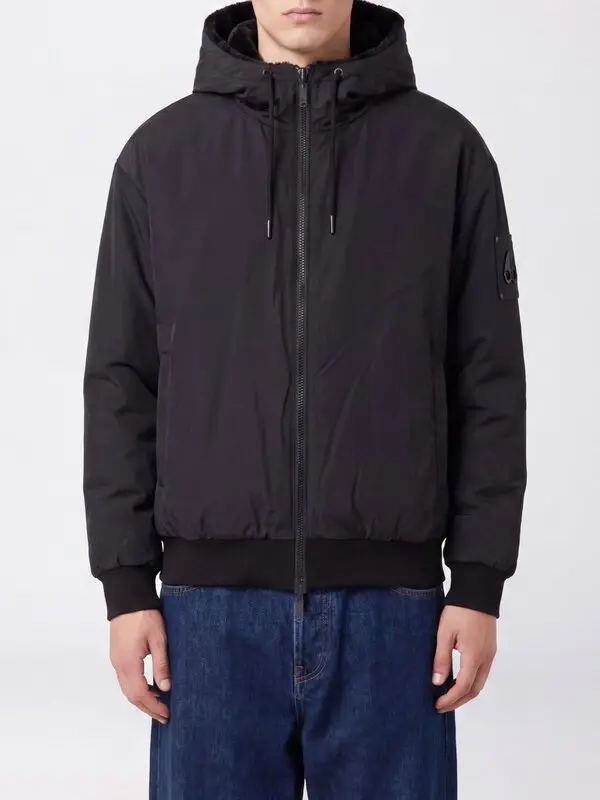 Moose Knuckles Hooded Bomber Jacket
