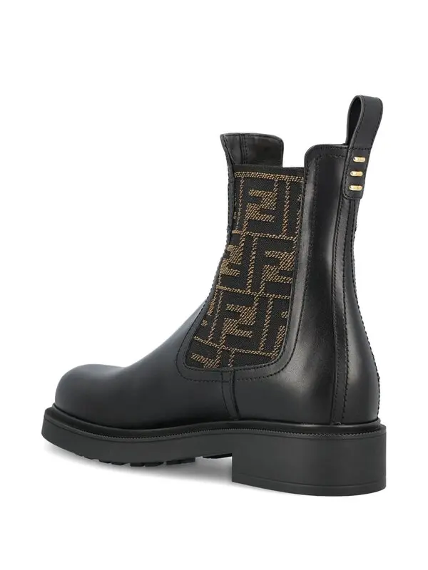 Fendi Filo Leather Boots