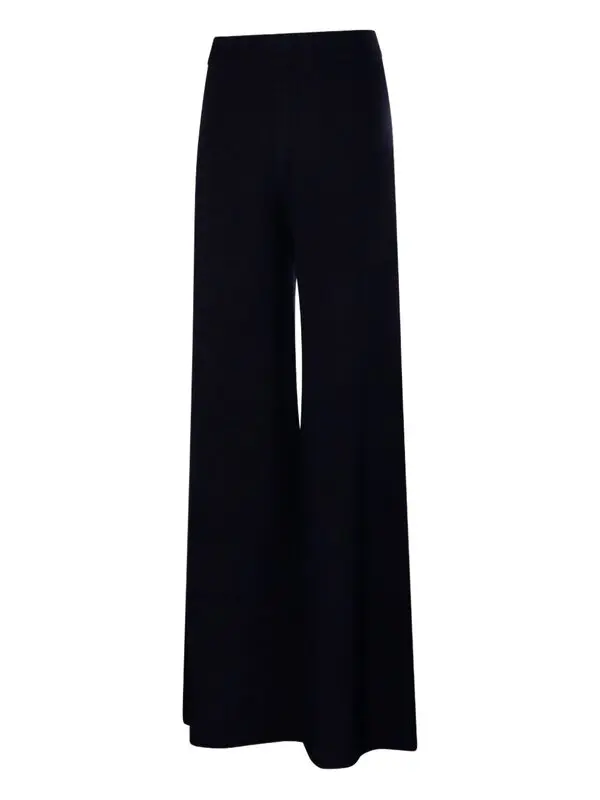 Max Mara Cashmere Wool Trousers - Blue