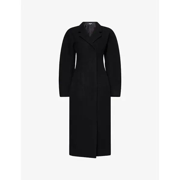 Jacquemus Notched Lapel Wool Coat