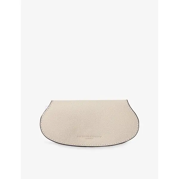 THE WHITE COMPANY Brand-embossed Leather Glasses Case