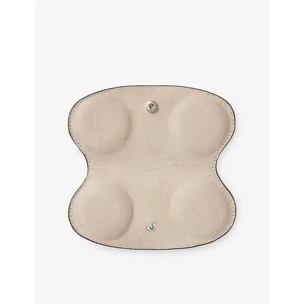 THE WHITE COMPANY Brand-embossed Leather Glasses Case