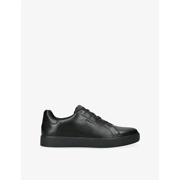 Cole Haan Grandprø Luxe Leather Trainers - Black