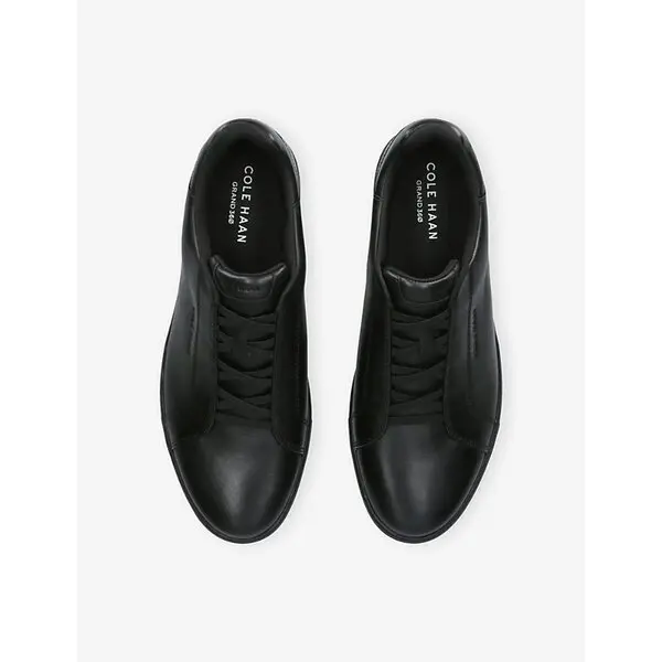 Cole Haan Grandprø Luxe Leather Trainers - Black