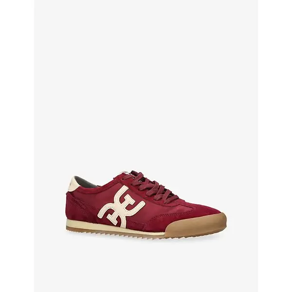 Sam Edelman Ivey Suede Trainers - Red
