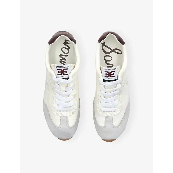 Sam Edelman Leather And Suede Trainers - White
