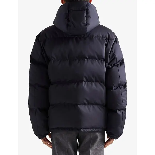 Prada Medium-weight Hooded Re-nylon Down Jacket