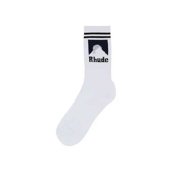 Rhude Moonlight Sock - White