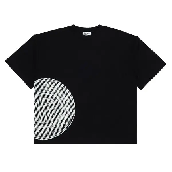 JEAN PAUL GAULTIER Laurier Stamp Printed Logo Oversized T-shirt