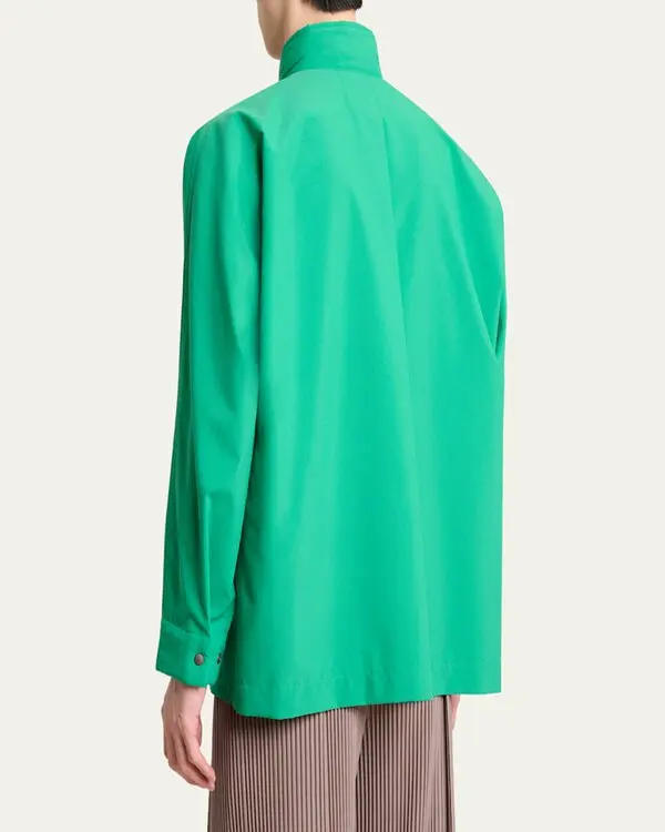 Issey Miyake Padded Snap-front Shirt
