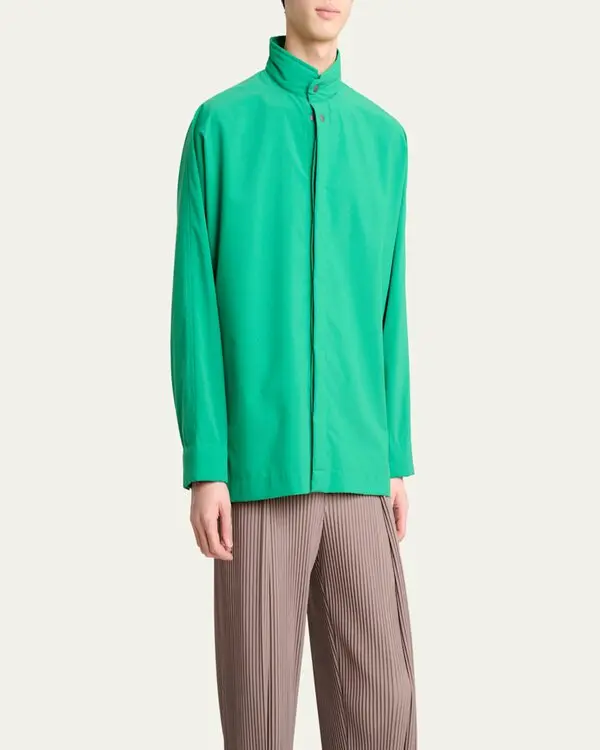 Issey Miyake Padded Snap-front Shirt