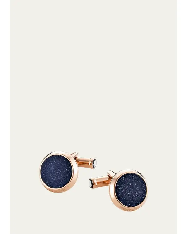 Montblanc Meisterstuck Round Stone Cufflinks