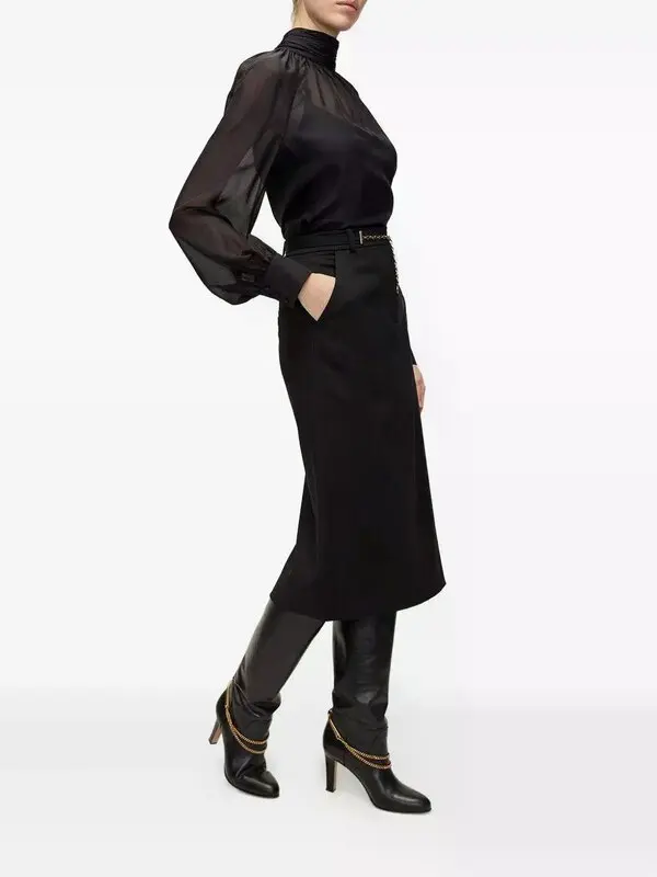 Veronica Beard Alyssa High Neck Blouse