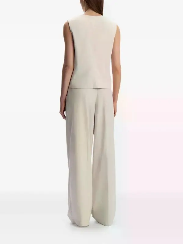 12 STOREEZ Pleated Wide-leg Trousers