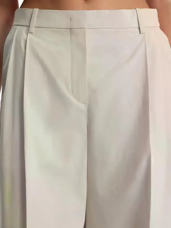 12 STOREEZ Pleated Wide-leg Trousers