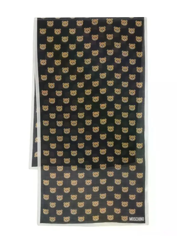 Moschino Teddy Bear-motif Scarf