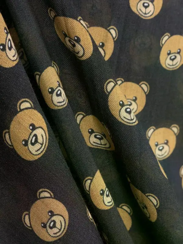 Moschino Teddy Bear-motif Scarf