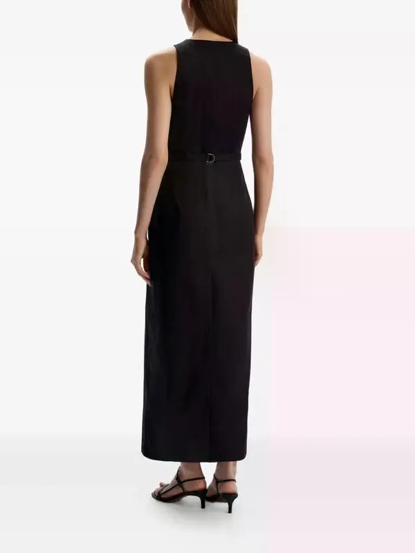 12 STOREEZ Button-fastening Dress - Black