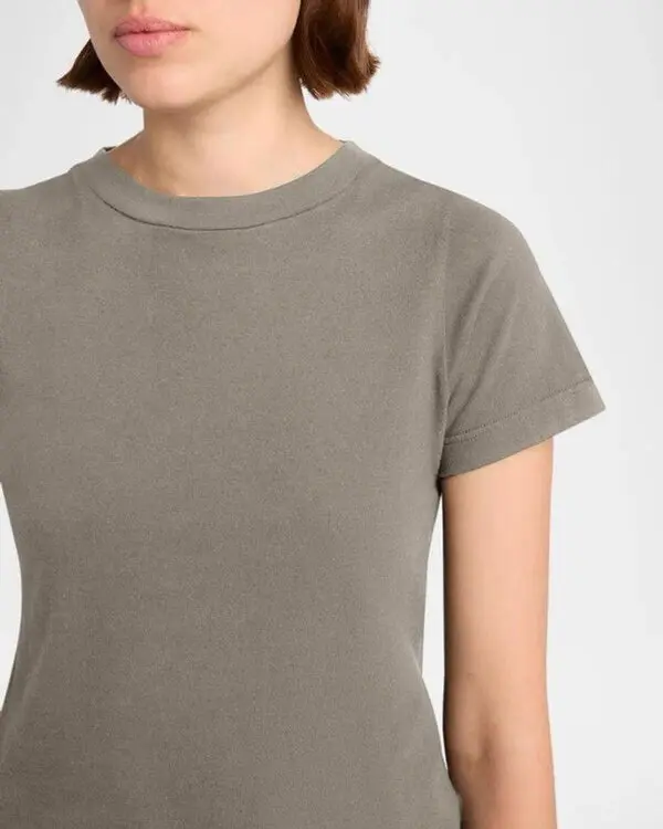 THE ROW Tori Shrunken T-shirt - Mud