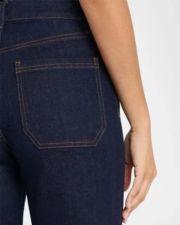 FRAME Le Slim Palazzo Modernist Pocket Jeans - Rinse
