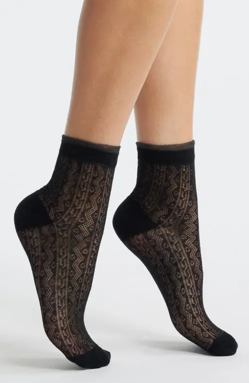 STEMS Misi Quarter Socks - Black