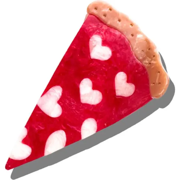 SOLAR ECLIPSE Pizza Slice Claw Clip - Red