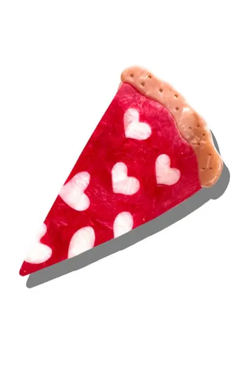 SOLAR ECLIPSE Pizza Slice Claw Clip - Red