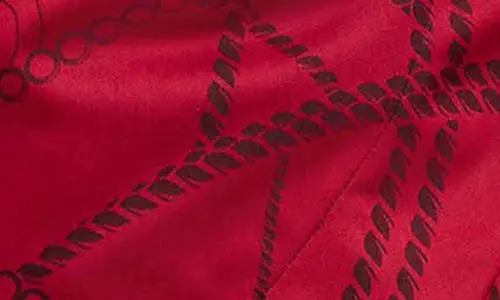 Foxcroft Salina Print Wrap Shirt - Red/black