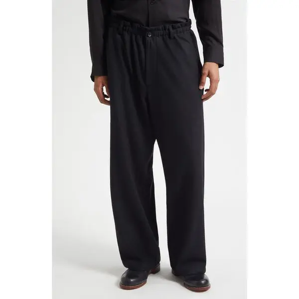 Yohji Yamamoto Wool Jersey Pants