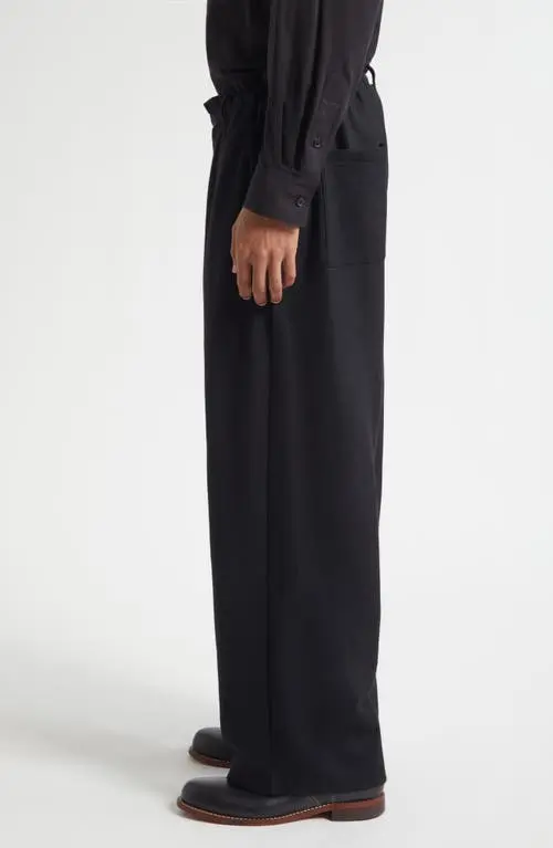 Yohji Yamamoto Wool Jersey Pants