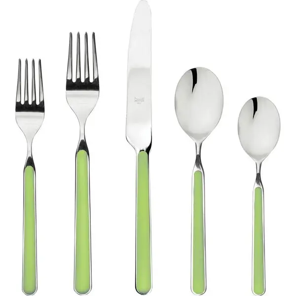 MEPRA Fantasia Flatware Set20 Pieces - Acid Green