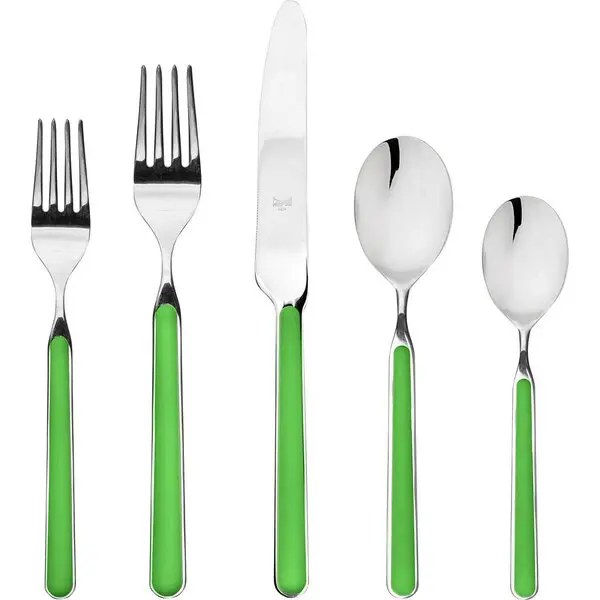 MEPRA Fantasia Flatware Set20 Pieces - Apple Green