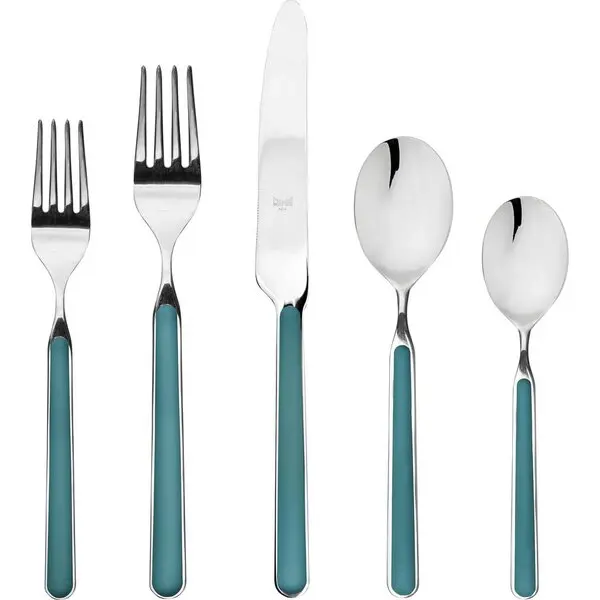 MEPRA Fantasia Flatware Set20 Pieces - Petroleum