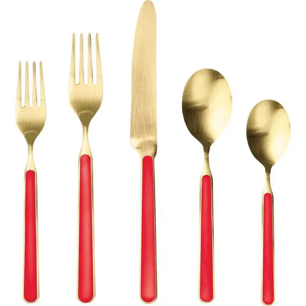 MEPRA Fantasia Flatware Set20 Pieces - Red
