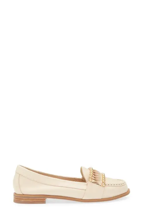KOKO + PALENKI Tripp Leather Loafer - Beige Leather