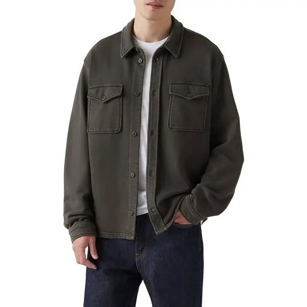 LEVI'S Bayview Soft Worker Cotton Knit Overshirt