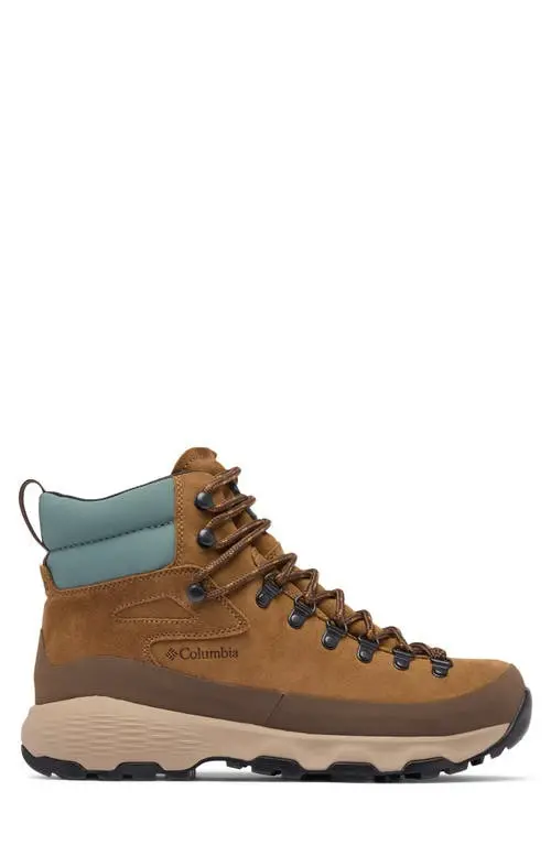 Columbia Newton Alpine Waterproof Hiking Boot - Light Brown/metal