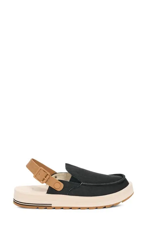 Sanuk Donna Mesa Slingback Mule - Black