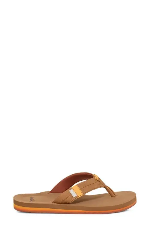 Sanuk Sawyer Flip Flop - Tan