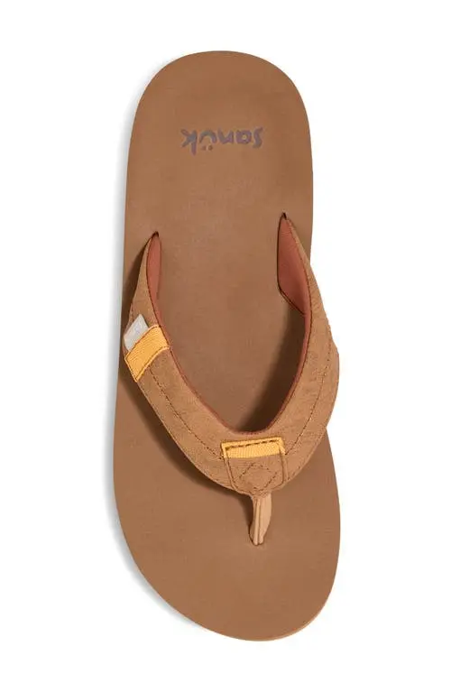 Sanuk Sawyer Flip Flop - Tan