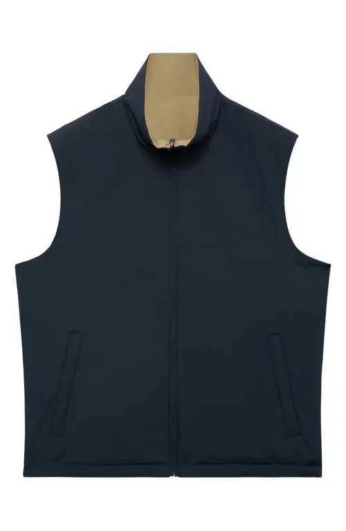 Mango Reversible Water-repellent Vest - Navy