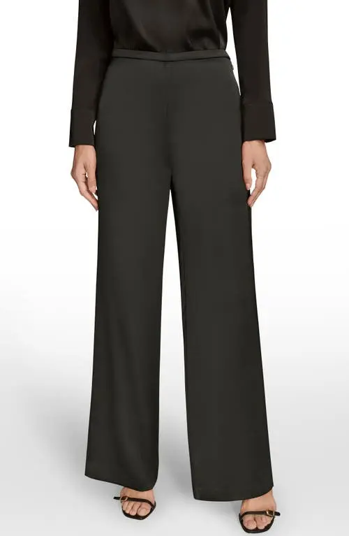 Donna Karan New York Wide-leg Satin Pants