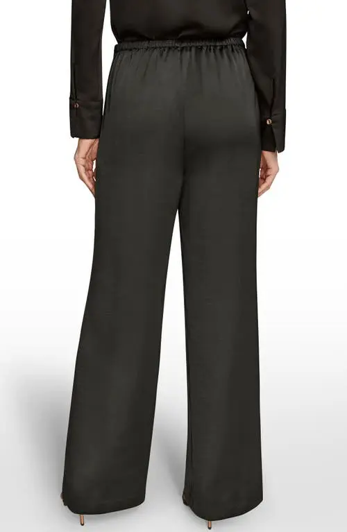 Donna Karan New York Wide-leg Satin Pants