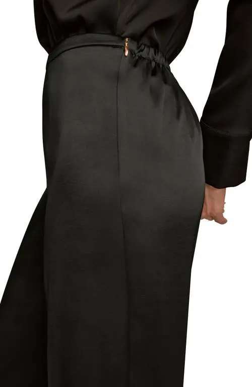 Donna Karan New York Wide-leg Satin Pants