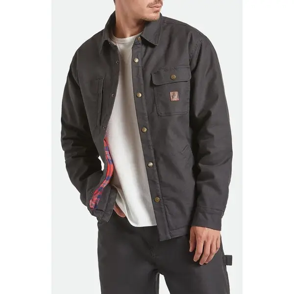 Brixton Builders Flannel Lined Overshirt