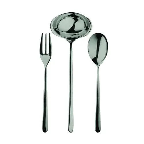 MEPRA Linea Serving Set3 Pieces - Black Gold