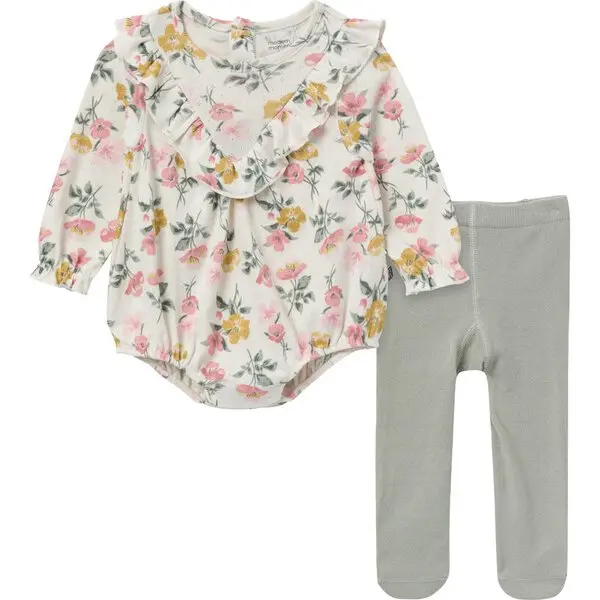 MODERN MOMENTS™ BY GERBER Baby Bubble Romper And Tights Set - Large Floral