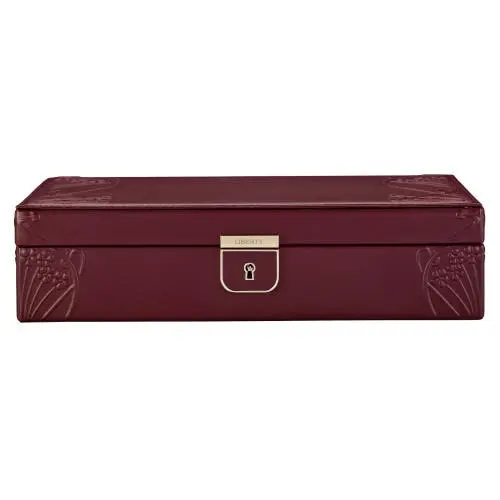 Wolf Liberty Jewelry Box - Burgundy