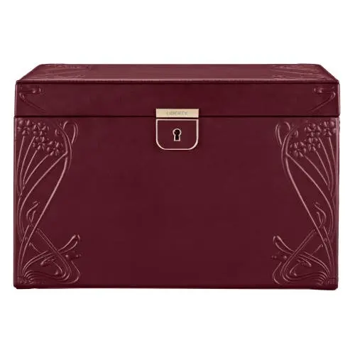 Wolf Liberty Jewelry Box - Burgundy