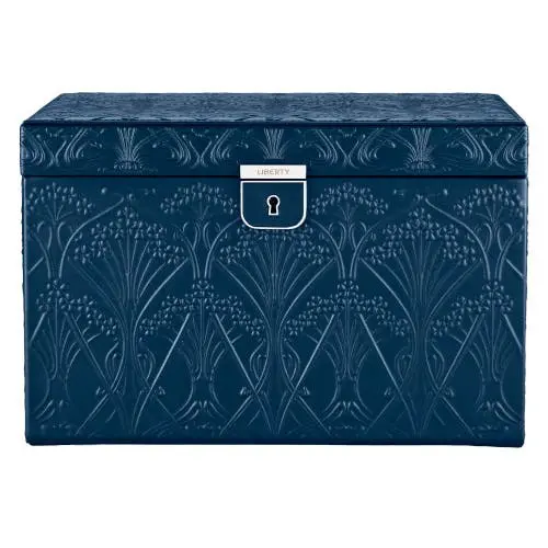 Wolf Liberty Jewelry Box - Navy